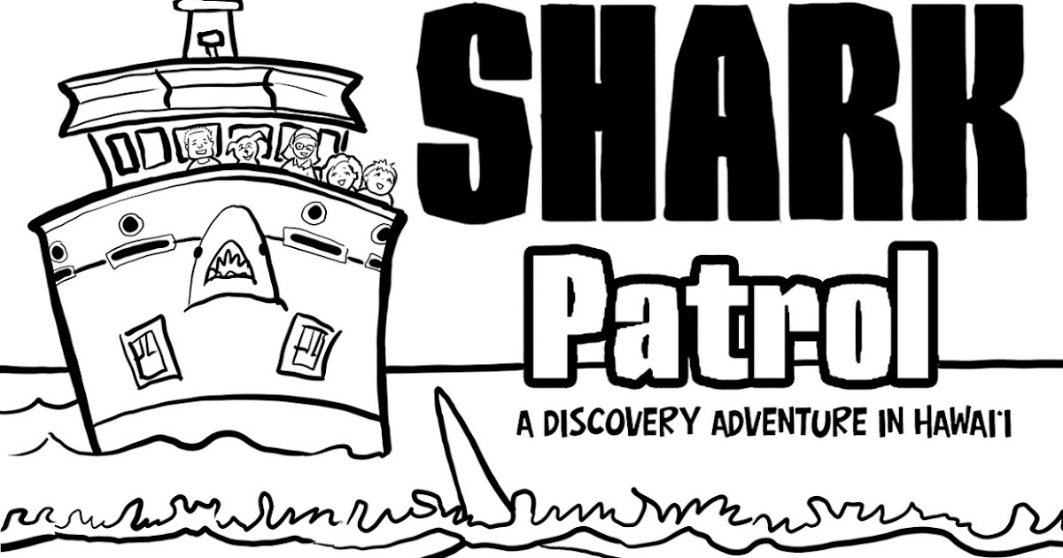 Origami n' Stuff 4 Kids: Shark Patrol Coloring Page