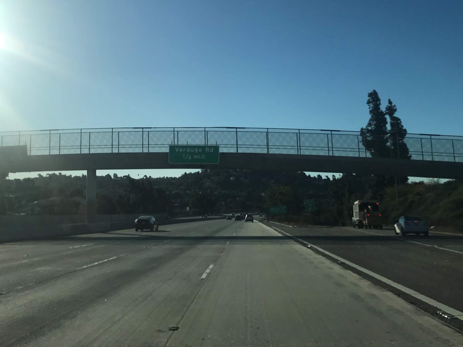 California State Route 2 on the Glendale Freeway