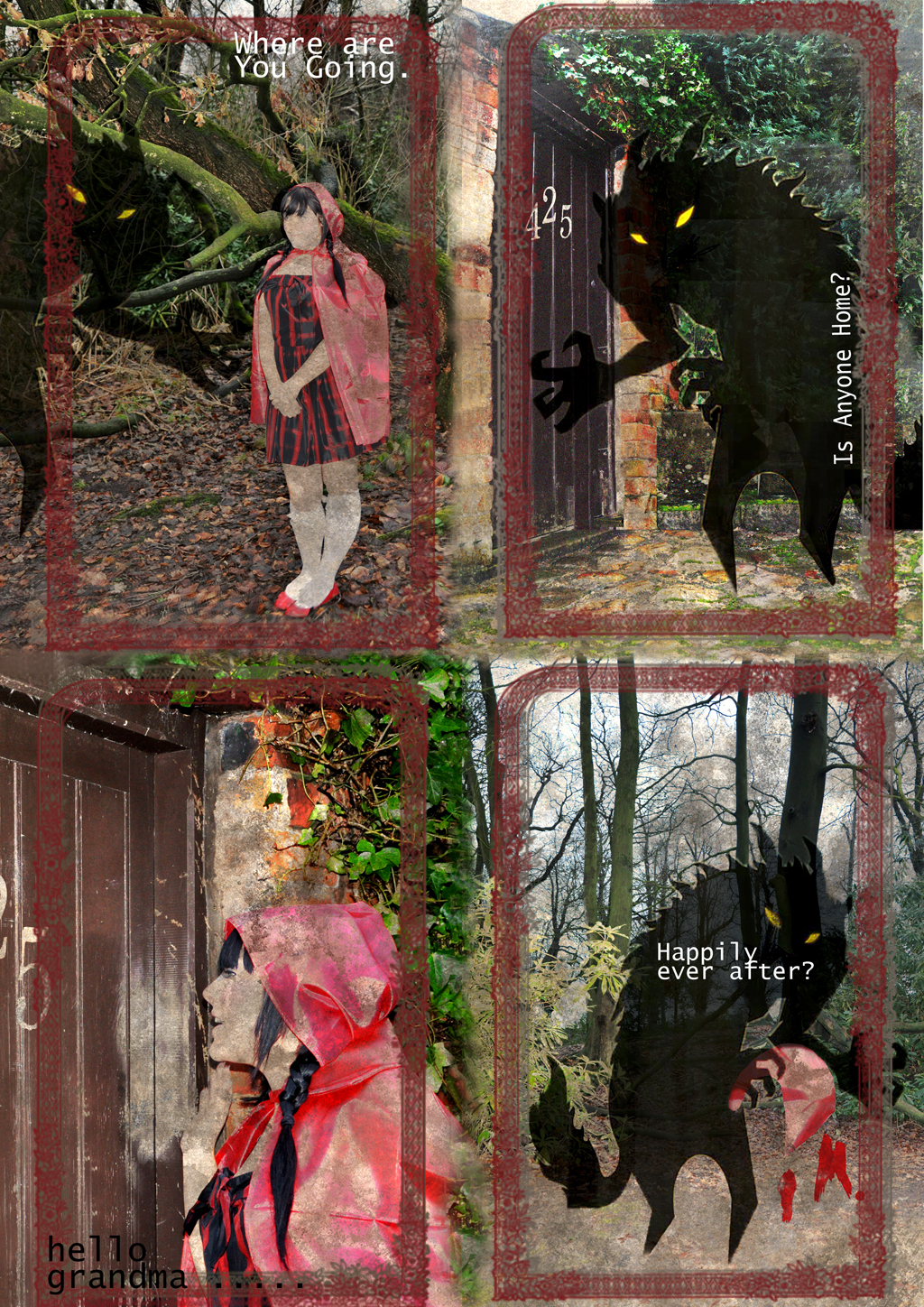 1069947583: Little Red Riding Hood Storyboard