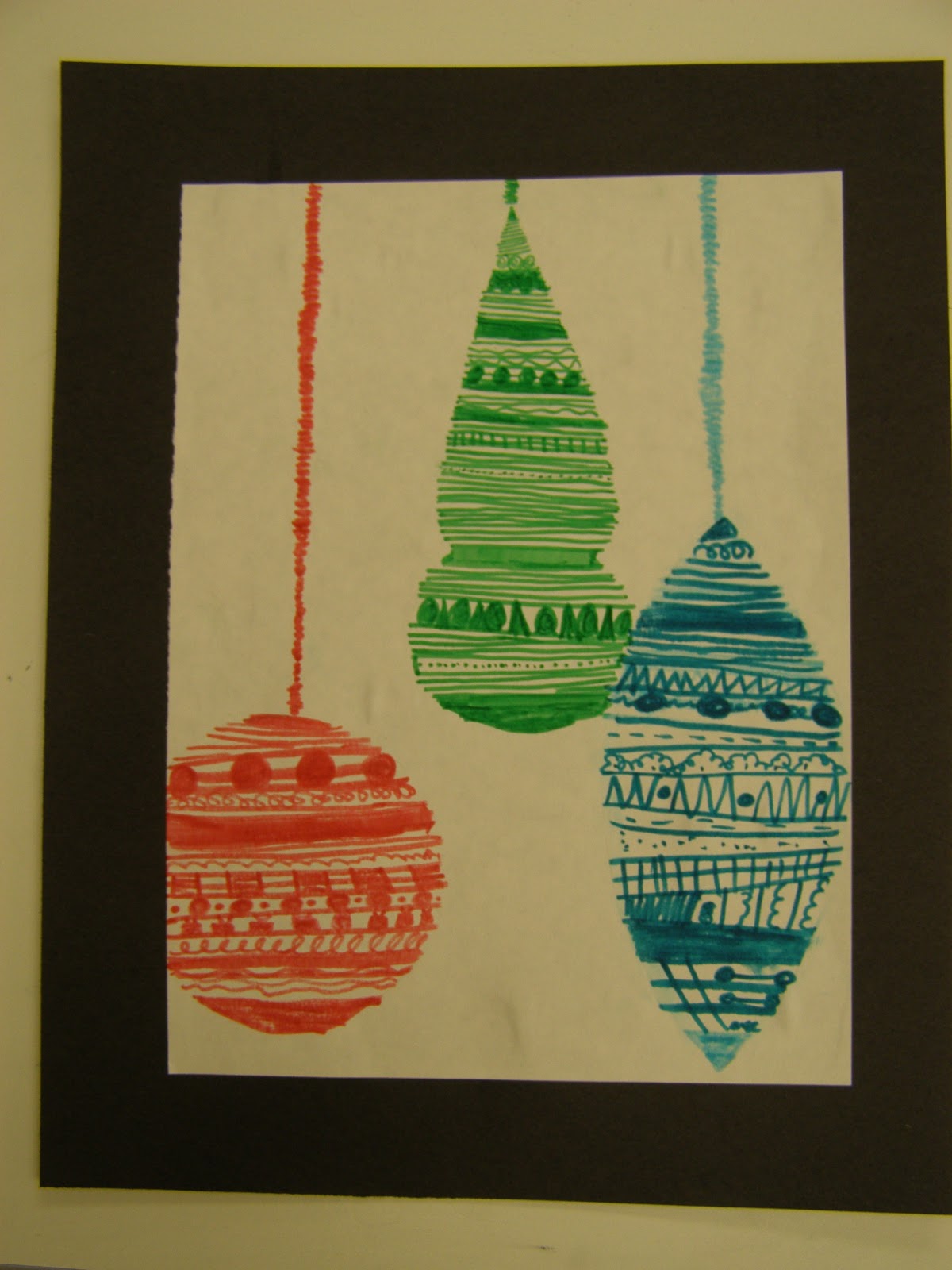 Welcome to Mrs. Peterson's Art Class!: Fancy Ornaments