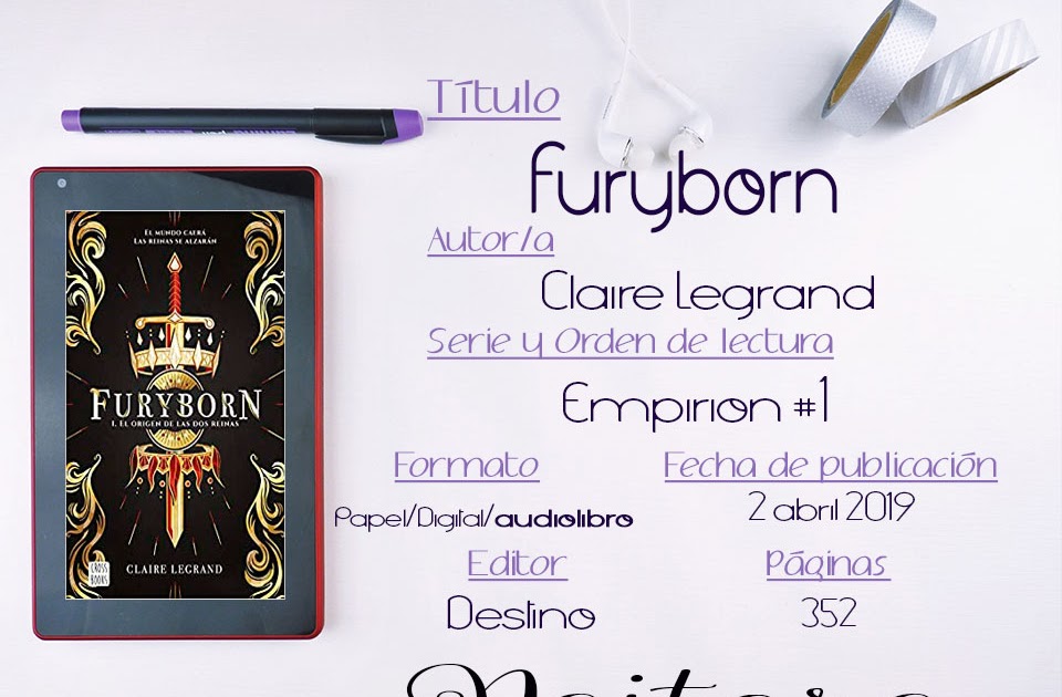 Locas del romance: Reseña/2021-101 Furyborn (El origen de las reinas #1 ...