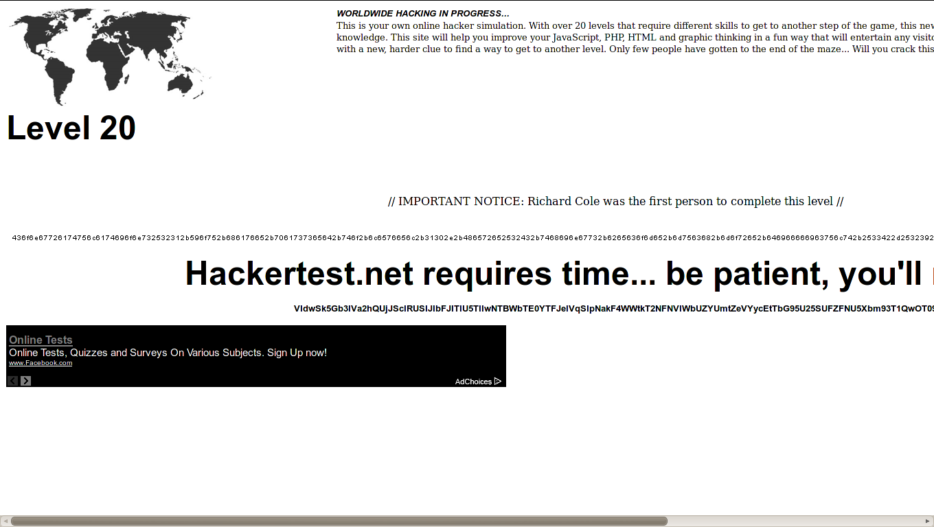 HackerTest.net Test Skill Hacking | Blog'e Nyong