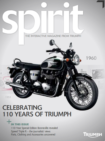 Triumph mag, AGV website and Ducati competition - Momentum Blog