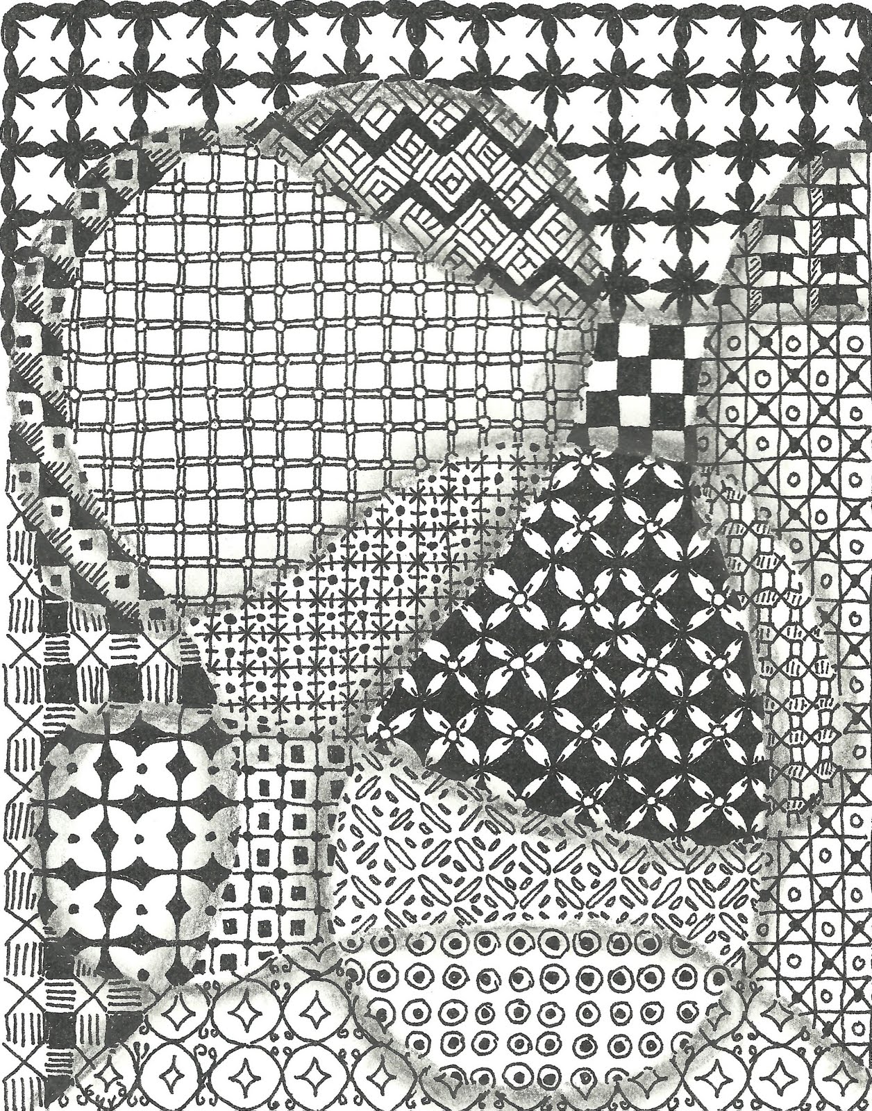 byrds words: Zentangle challange #37 - I think