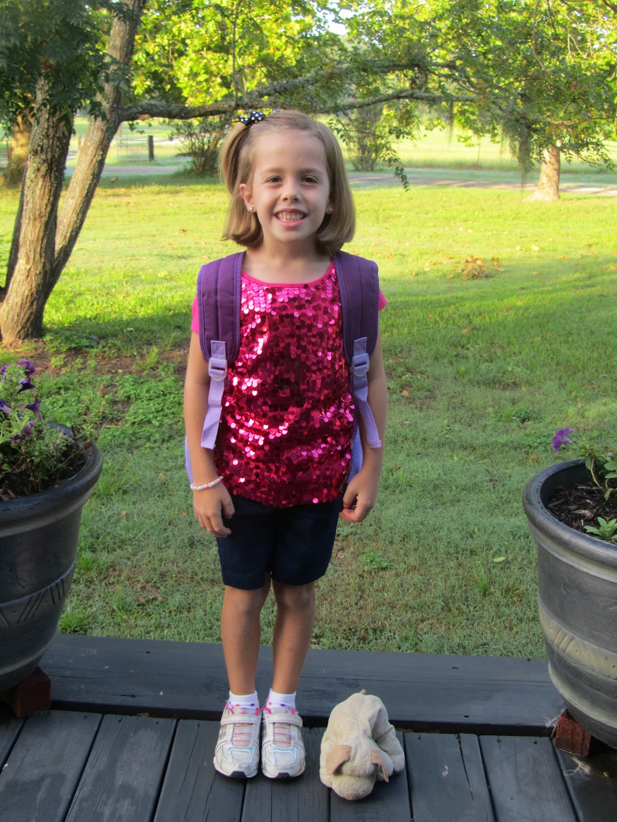 Chad, Danette, Carly, Sam, Annie and Eli: 1st Grade girl!