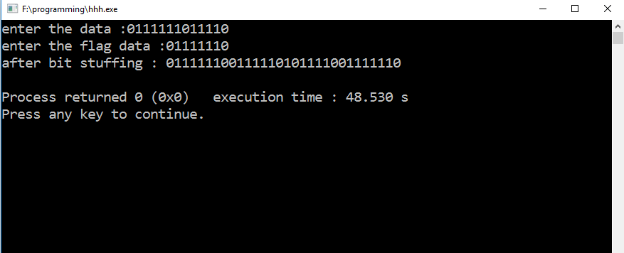 Bit stuffing in C Language - TECHNO BDB | Tutorial for Information and ...