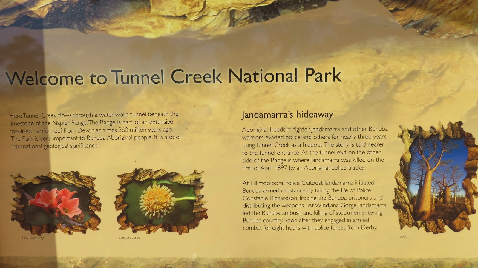 Nomadic Joe: Day 9 Jandamarra