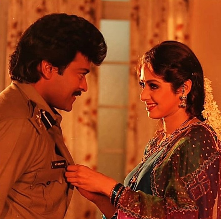 Sridevi: Sridevi and Chiranjeevi in S. P. Parasuram (1994)