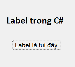 [Bài 05] - Label trong C# ~ Vua Lập Trình
