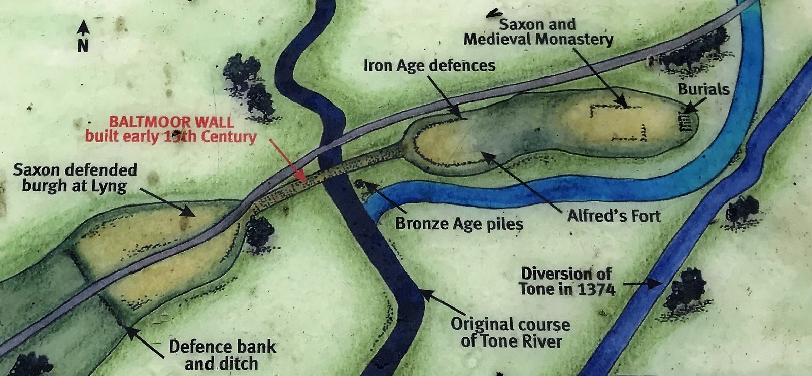 JJ's Wargames: Isle of Athelney - King Alfred the Great's Refuge on the ...