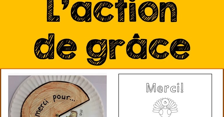 Thanksgiving pumpkin pie craft - Primary French Immersion Resources