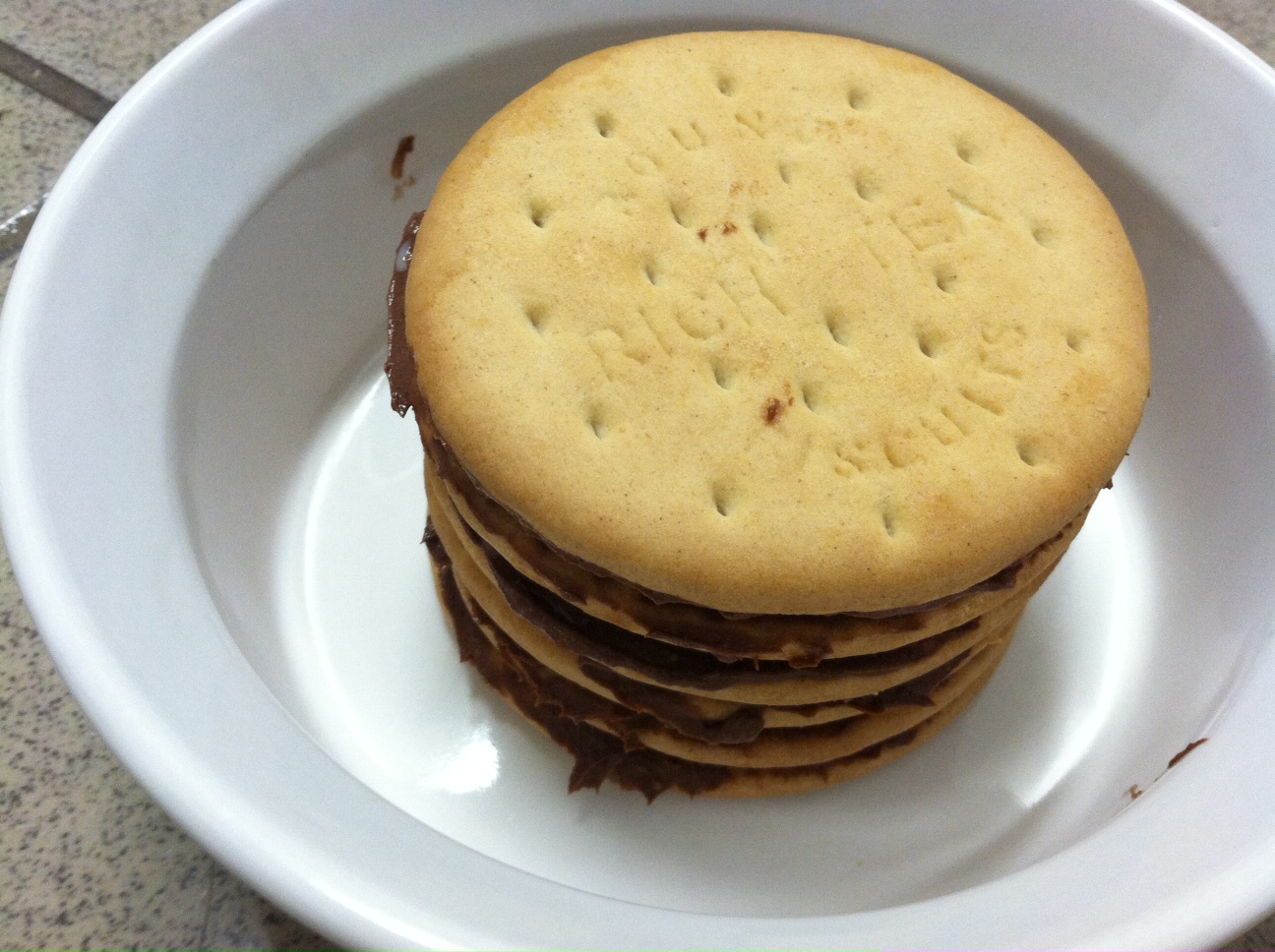 Puja Arun 's Experimental Vegetarian Kitchen: Digestive Biscuit Cream Cake