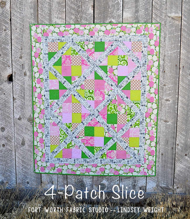 Fort Worth Fabric Studio: 4-Patch Slice Quilt Pattern