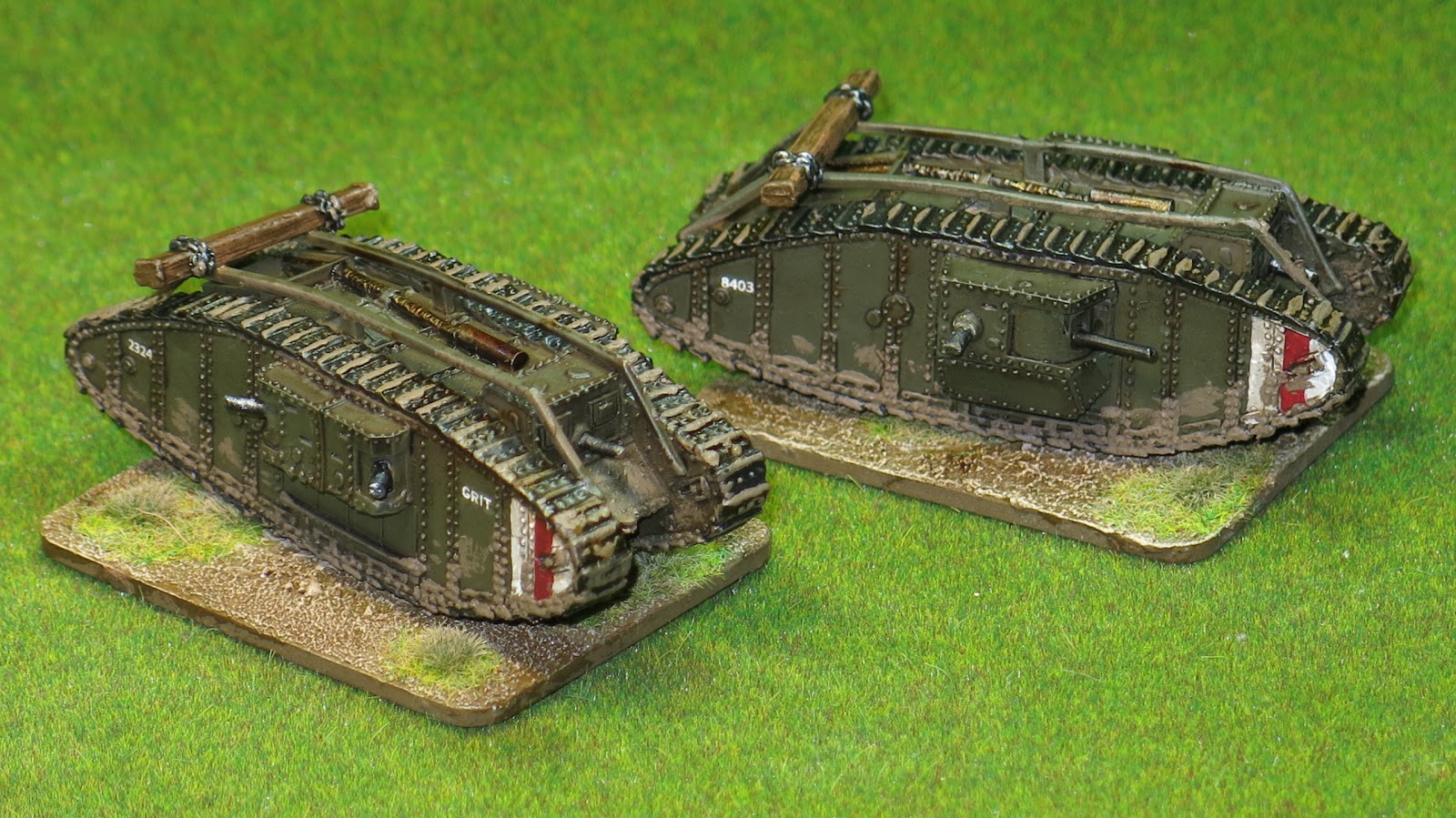 BigLee's 'Miniature Adventures': Mk IV Male and Female Tanks of WWI