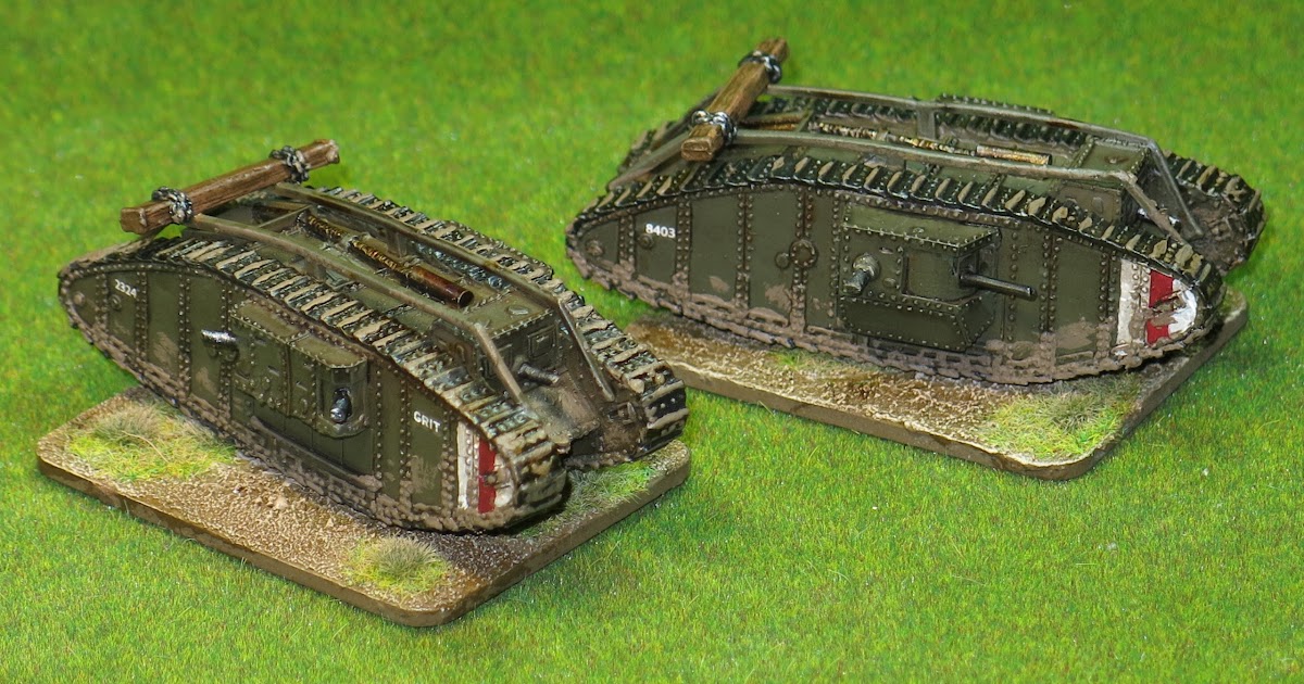 BigLee's 'Miniature Adventures': Mk IV Male and Female Tanks of WWI