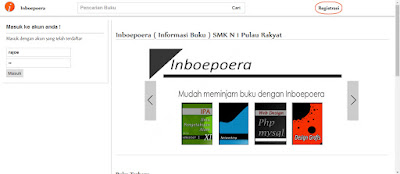 Contoh Website Sistem Informasi Perpustakaan Sekolah Berbasis Php Mysql ...