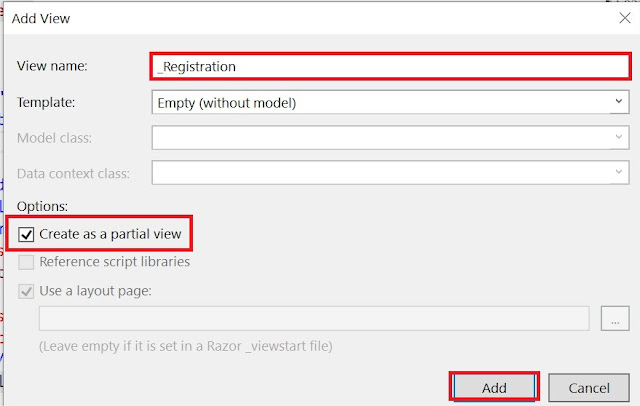 Dot Net Example: Bootstrap Modal PopUp Using ASP.NET MVC