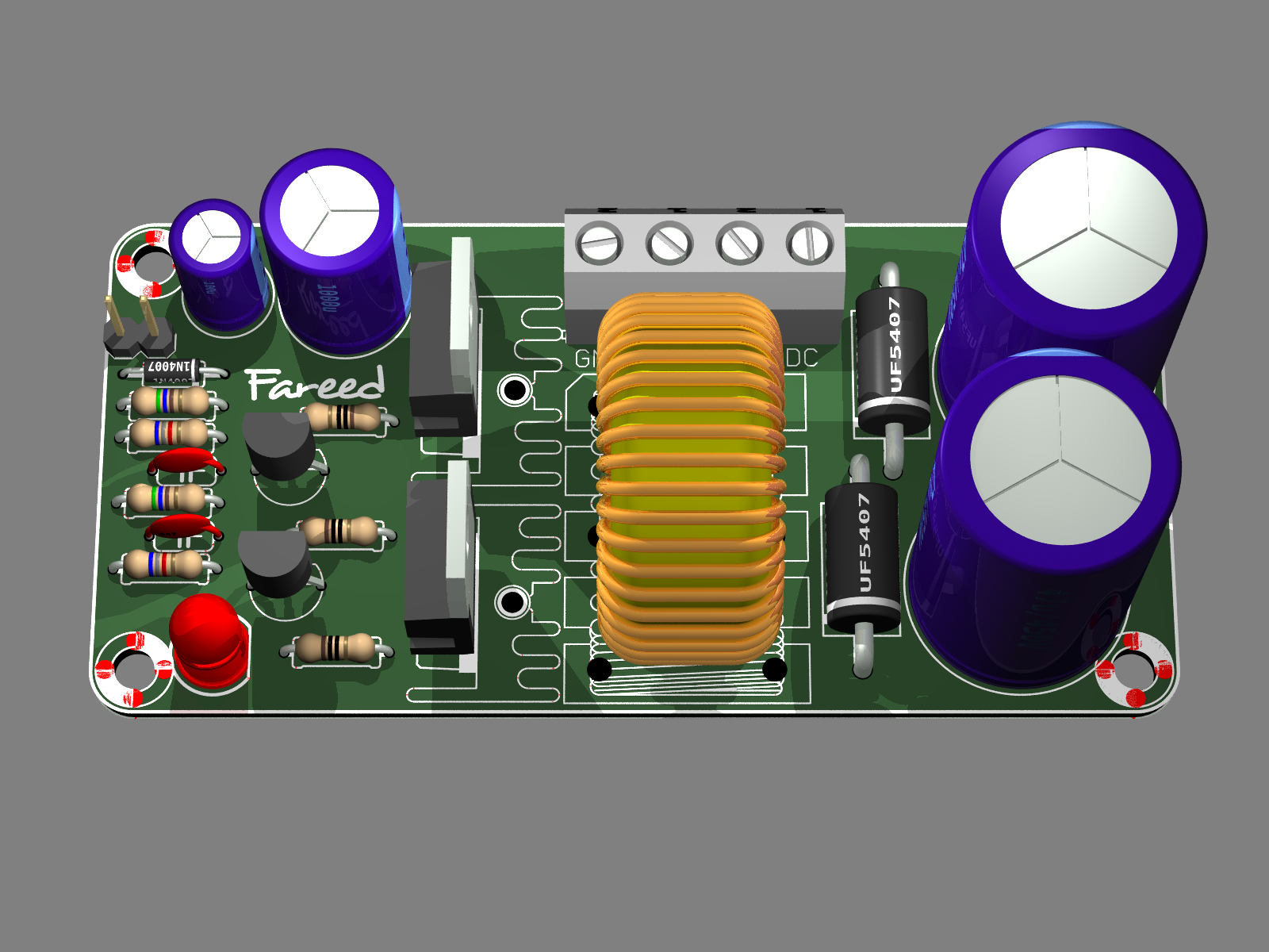 Membuat Mini Inverter 120W (DC - DC Boost Converter) - Fareed Read's Blog