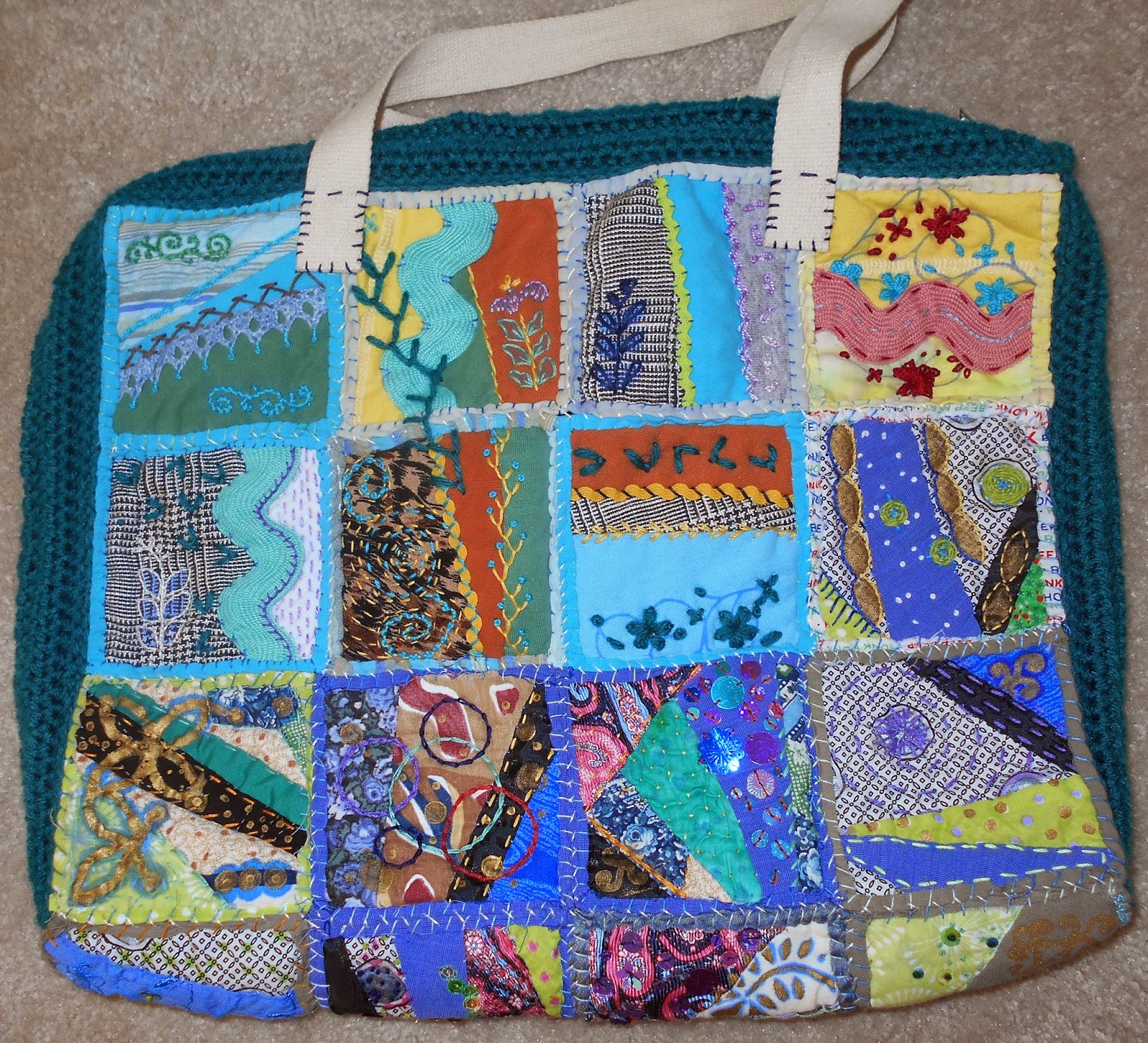 EastyArt: STITCHING AGAIN- COMPLETED BAG