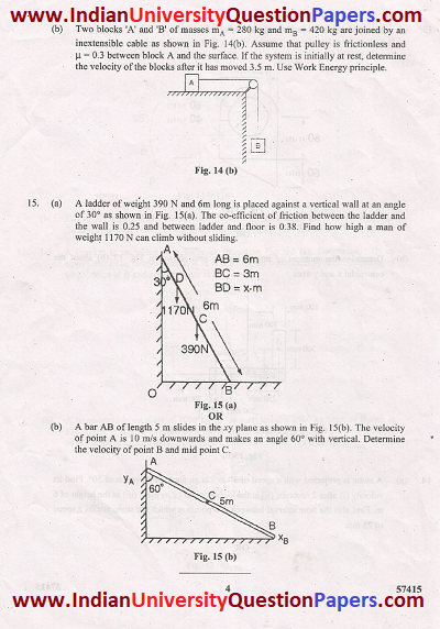 GE6253 Engineering Mechanics May June 2016 Question Paper - University ...