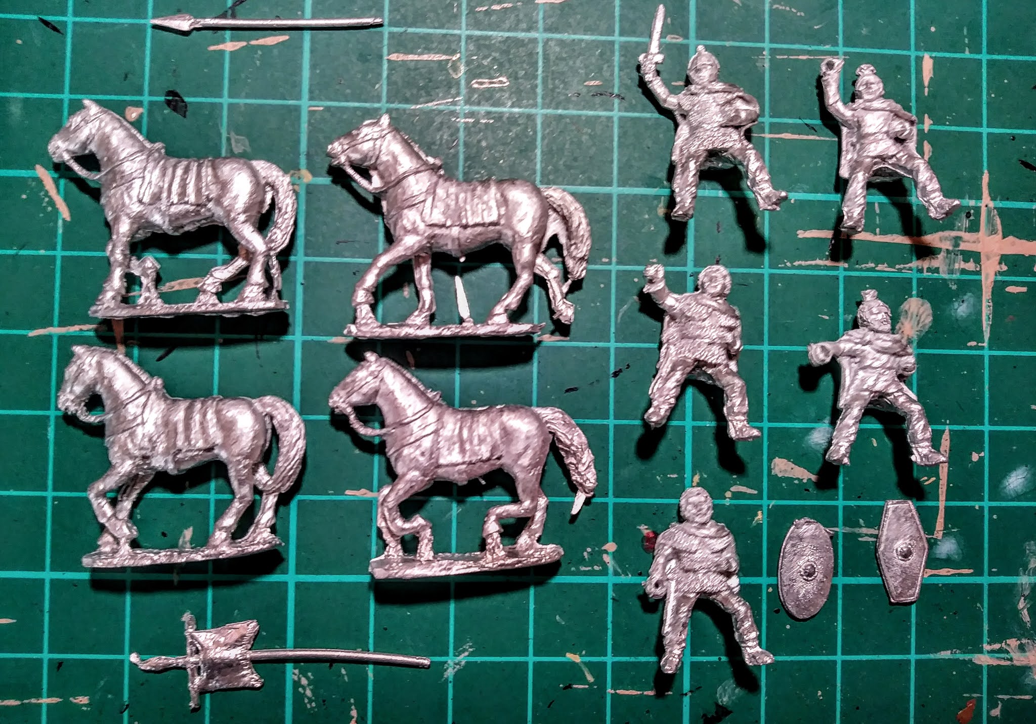 PARADE GROUND 20mm: Newline Designs 20mm Ancient German cavalry