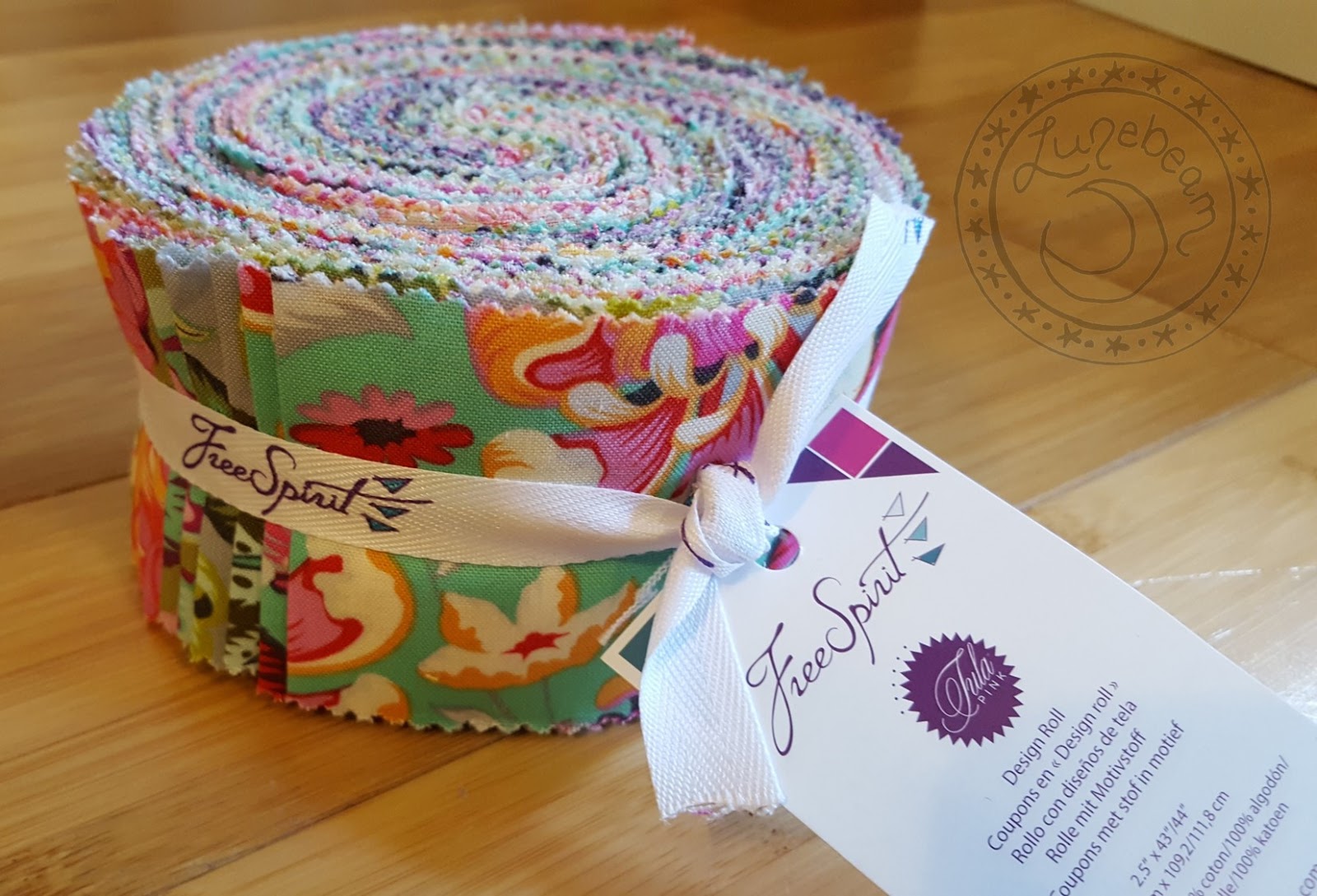 Lunebeam: 1600 Inch Quilt Top / Jelly Roll Race Quilt Top