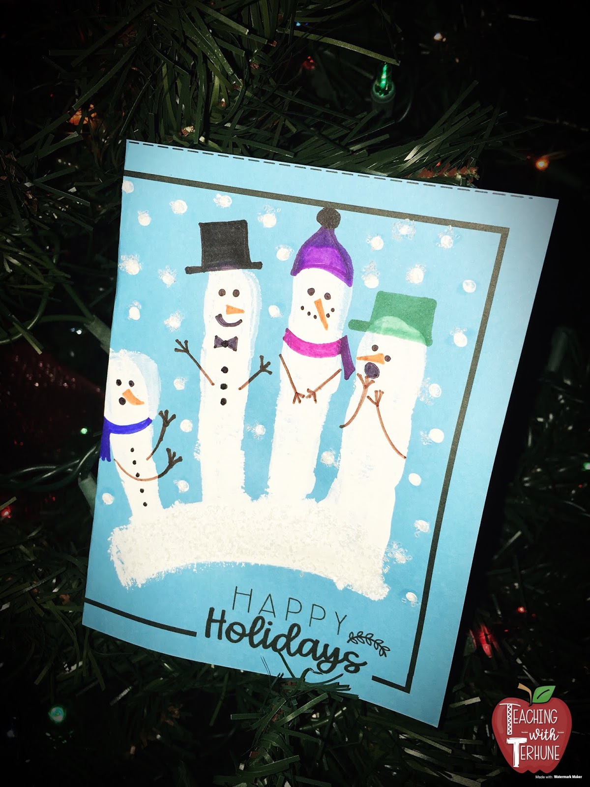 Teaching With Terhune: CHRISTMAS CARD IDEAS FOR PARENTS