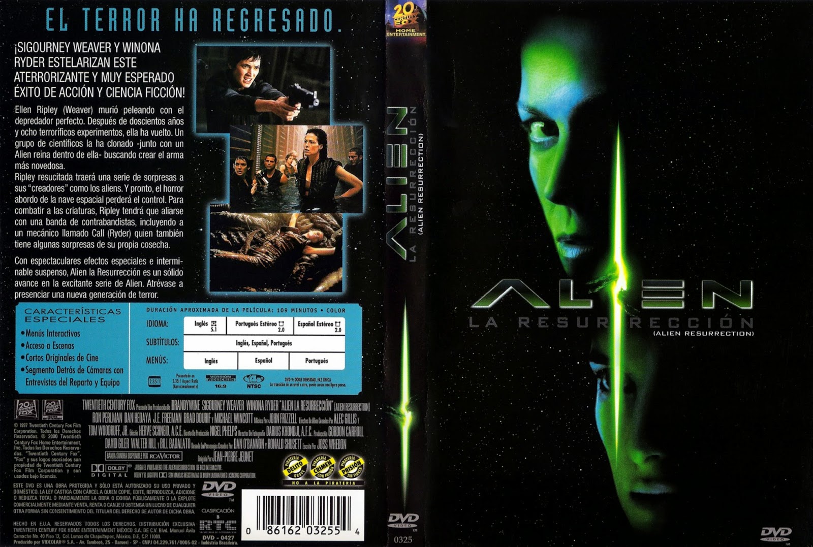 blog de pruebas: Alien 4 La Resurreccion