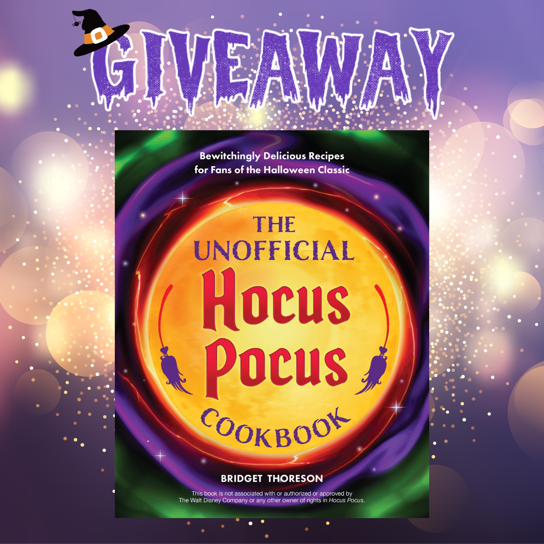 Hocus Pocus Cookbook Giveaway - Tabbys Pantry