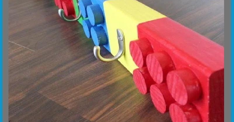 DIY And Household Tips: Make Your Own Lego Coat Rack