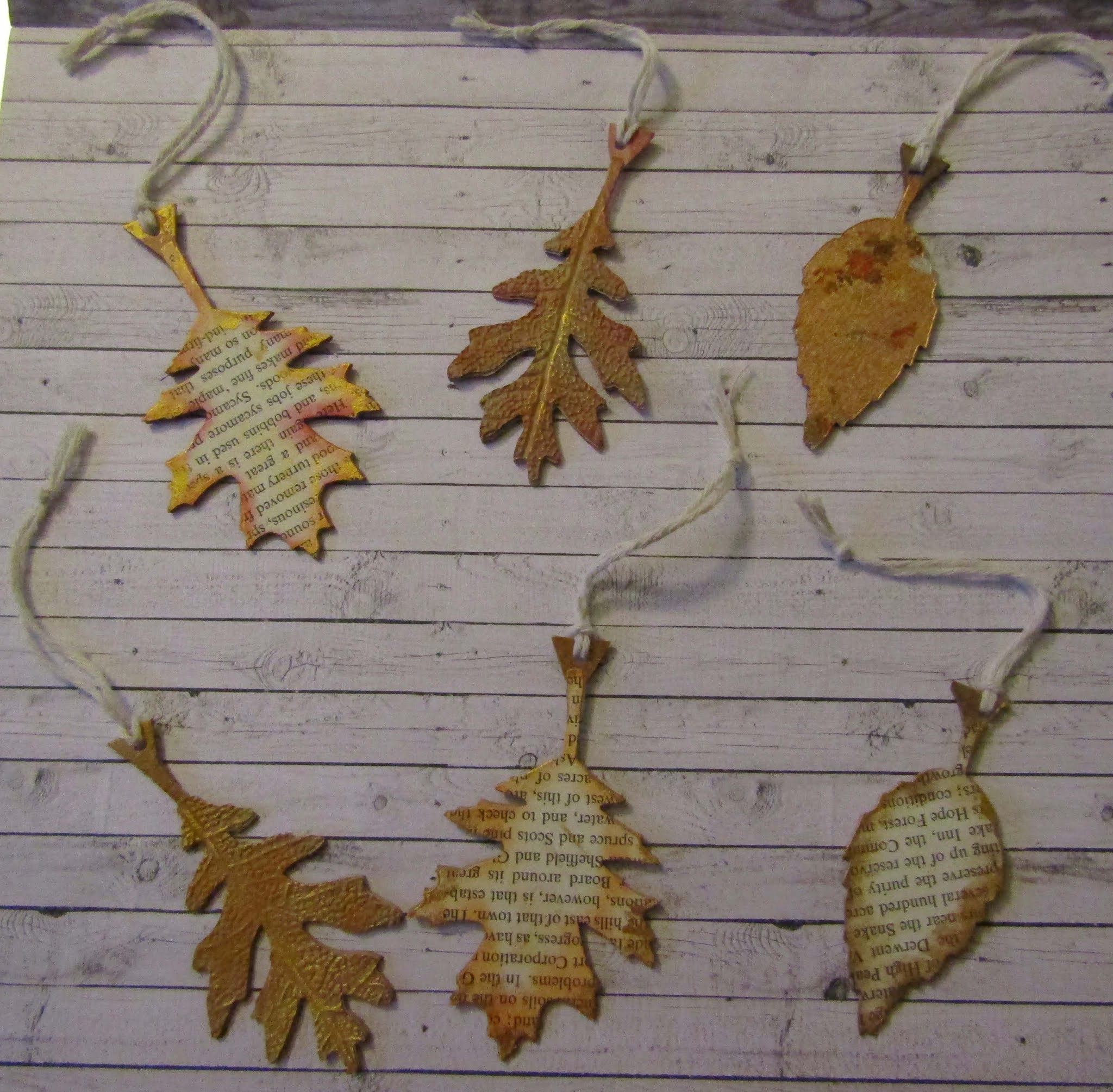 Feltabulous: More autumn leaves - made from paper and cardboard