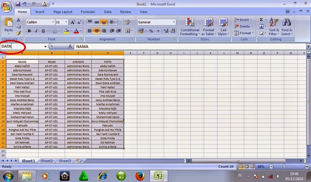 rangkuman aplikasi komputer : Tutorial Cara Pembuatan Mail Merge Dengan ...