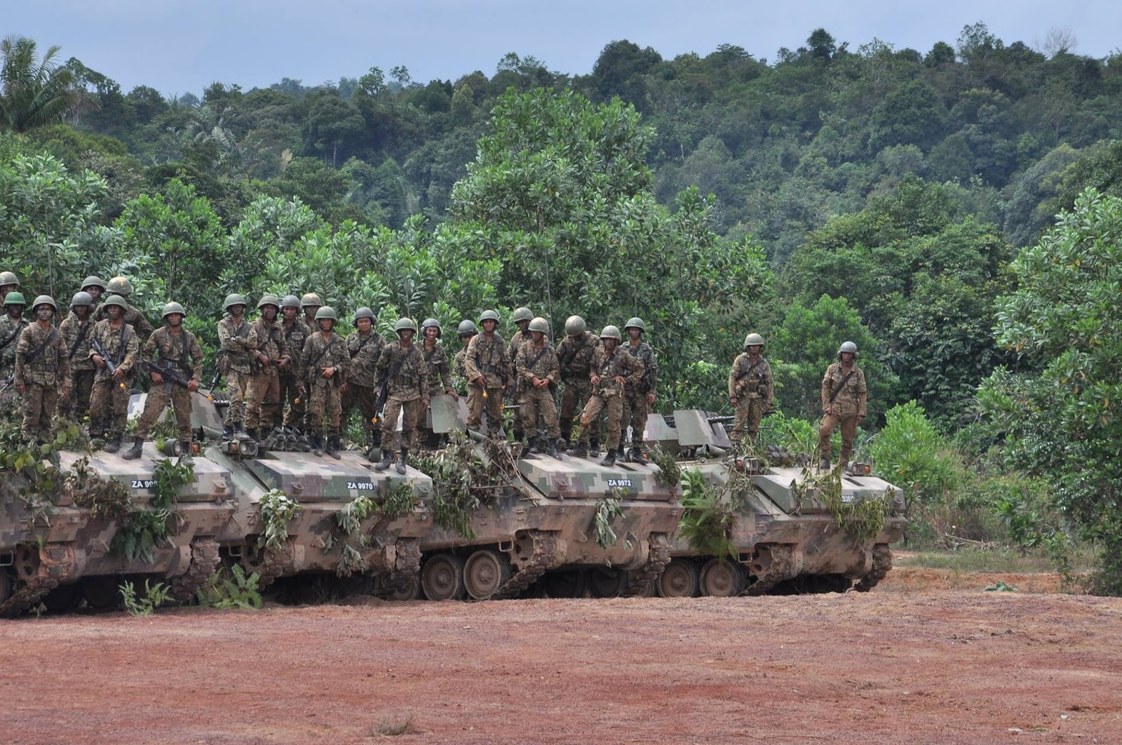 Malaysian Support The Troops: 14 RAMD (Mekanise) is Now OPERATIONAL