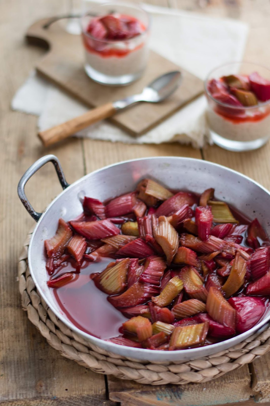 Chic, Chic, Chocolat: Rhubarbe confite