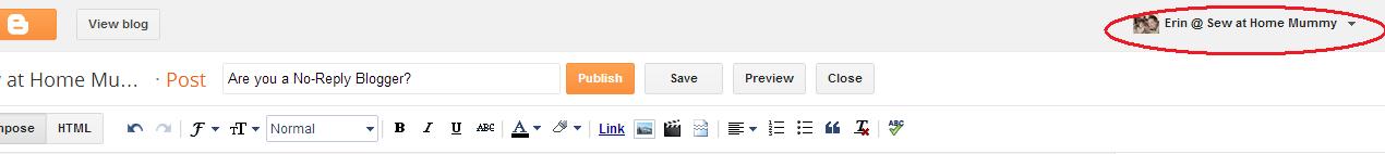 Sew at Home Mummy: Are you a No-Reply Blogger?