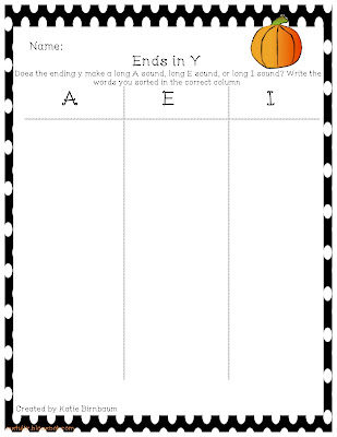 Savvy in Second: Halloween Literacy Centers