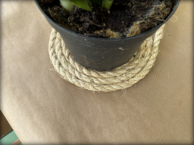 WobiSobi: Easy Rope Basket Planter