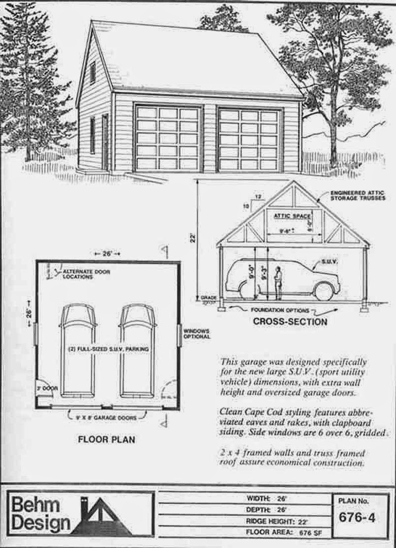 Garage Plans Blog - Behm Design - Garage Plan Examples: Garage Plans ...