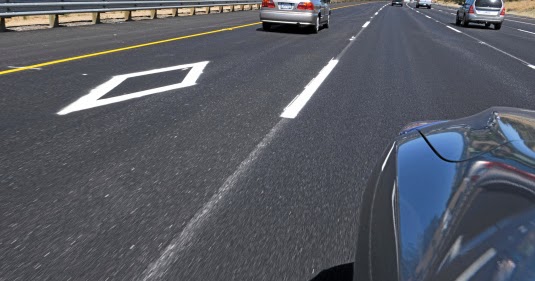 Turnout Areas Marked On A Two-lane Road - TOP Turnout Areas Marked On A Two-lane Road - TOP