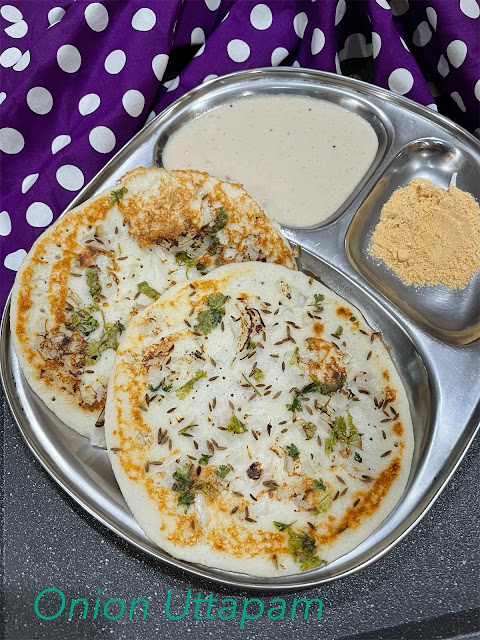 Onion Uttapam - From Sushma's Kitchen