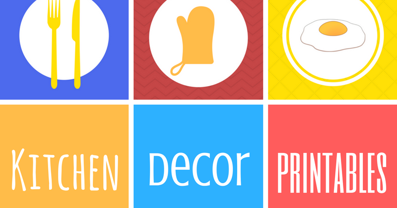 Kitchen Decor Free Printables |Keeping it Real