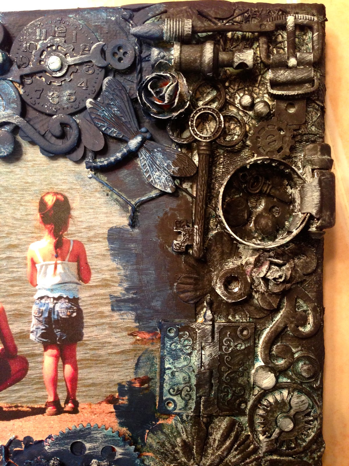 Claudine's Art Corner: My First Canvas EVER!!!!