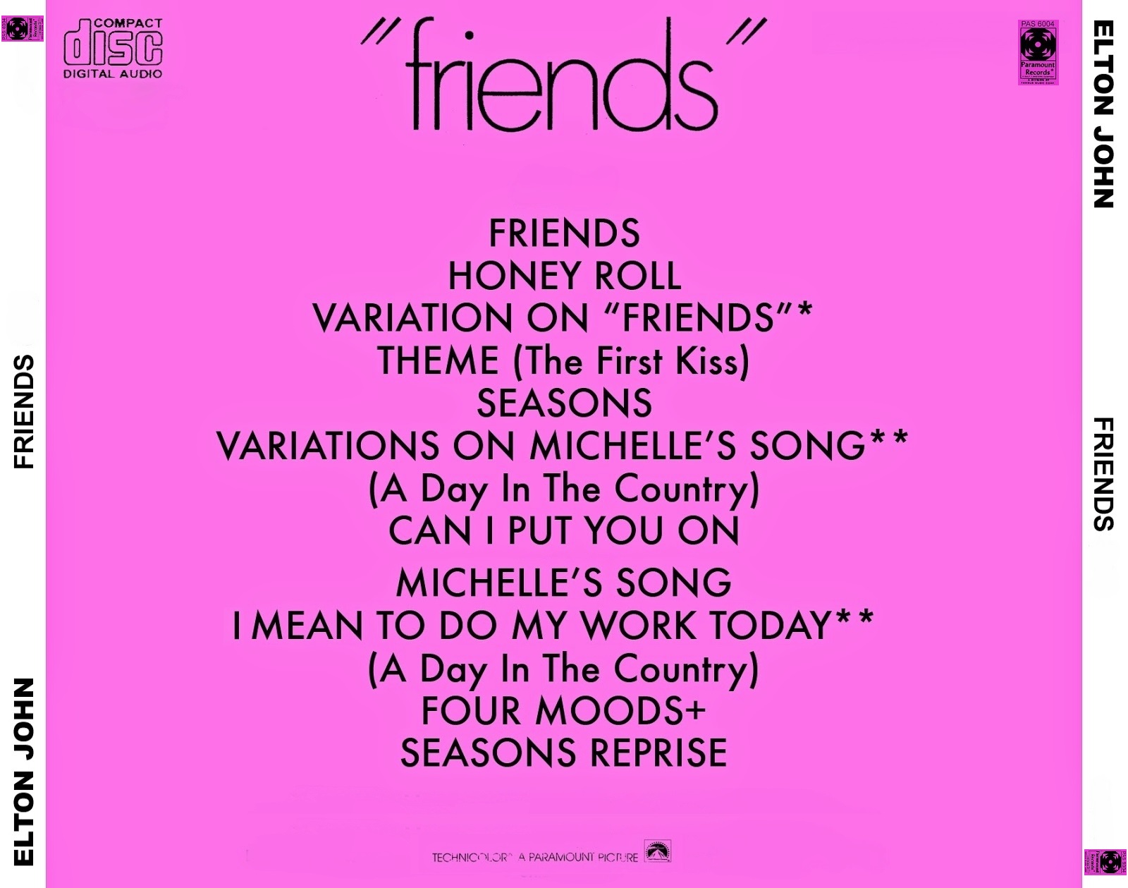 Music Of My Soul: Elton John-1971-Friends(Paramount Records/Universal ...