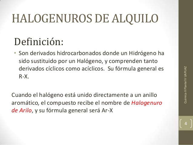 TEMAS 6: DERIVADOS HALOGENADOS