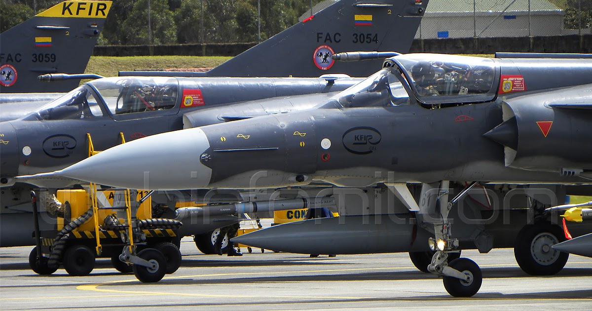 Fuerza Aérea Colombiana despliega sus Kfir C-10 a la Base Aérea de Apiay - Webinfomil