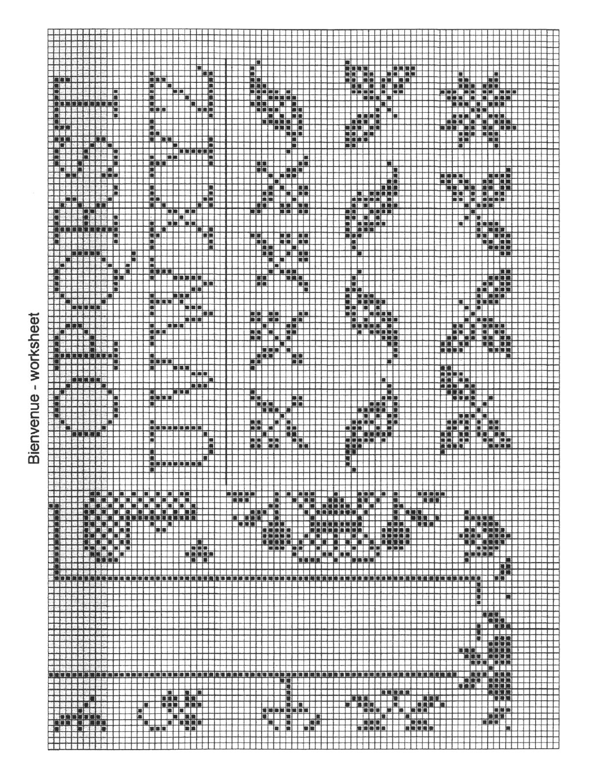 Вышивалка: "Bienvenue" Long Dog Samplers