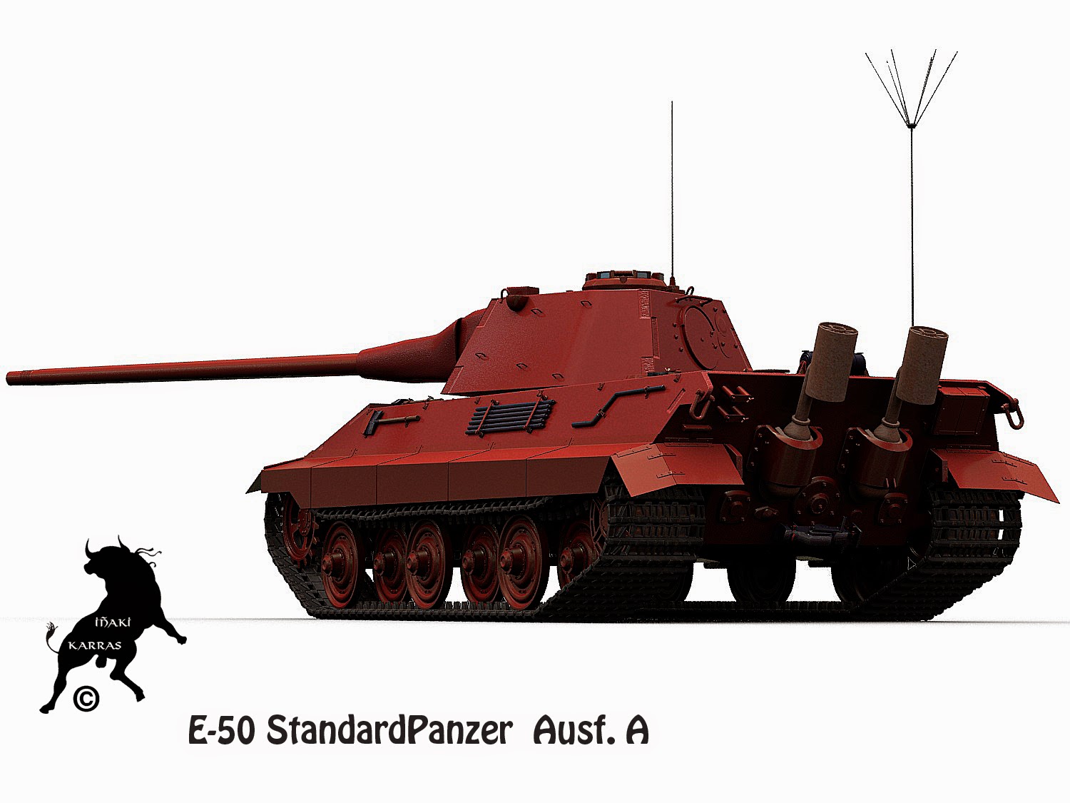 Modelos 3D: E-50 Ausf. A StandardPanzer