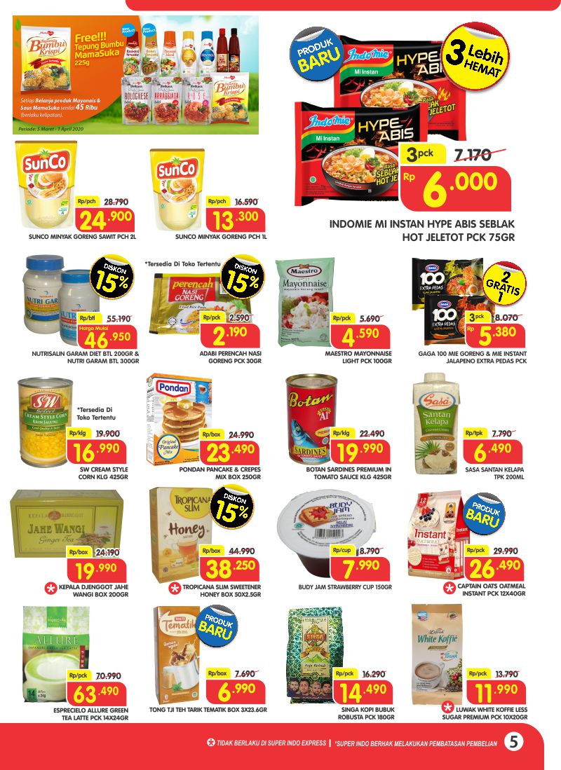 Katalog Promo Super Indo 5-11 Maret 2020