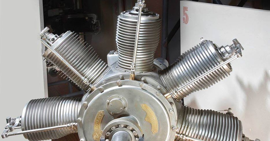 Just A Car Guy: Hendee Indian Rotary 7 Engine - -This is one of two ...