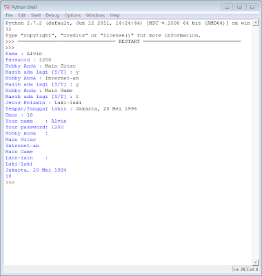 Christian: Contoh program-program kompleks Python, termasuk Jawaban ...